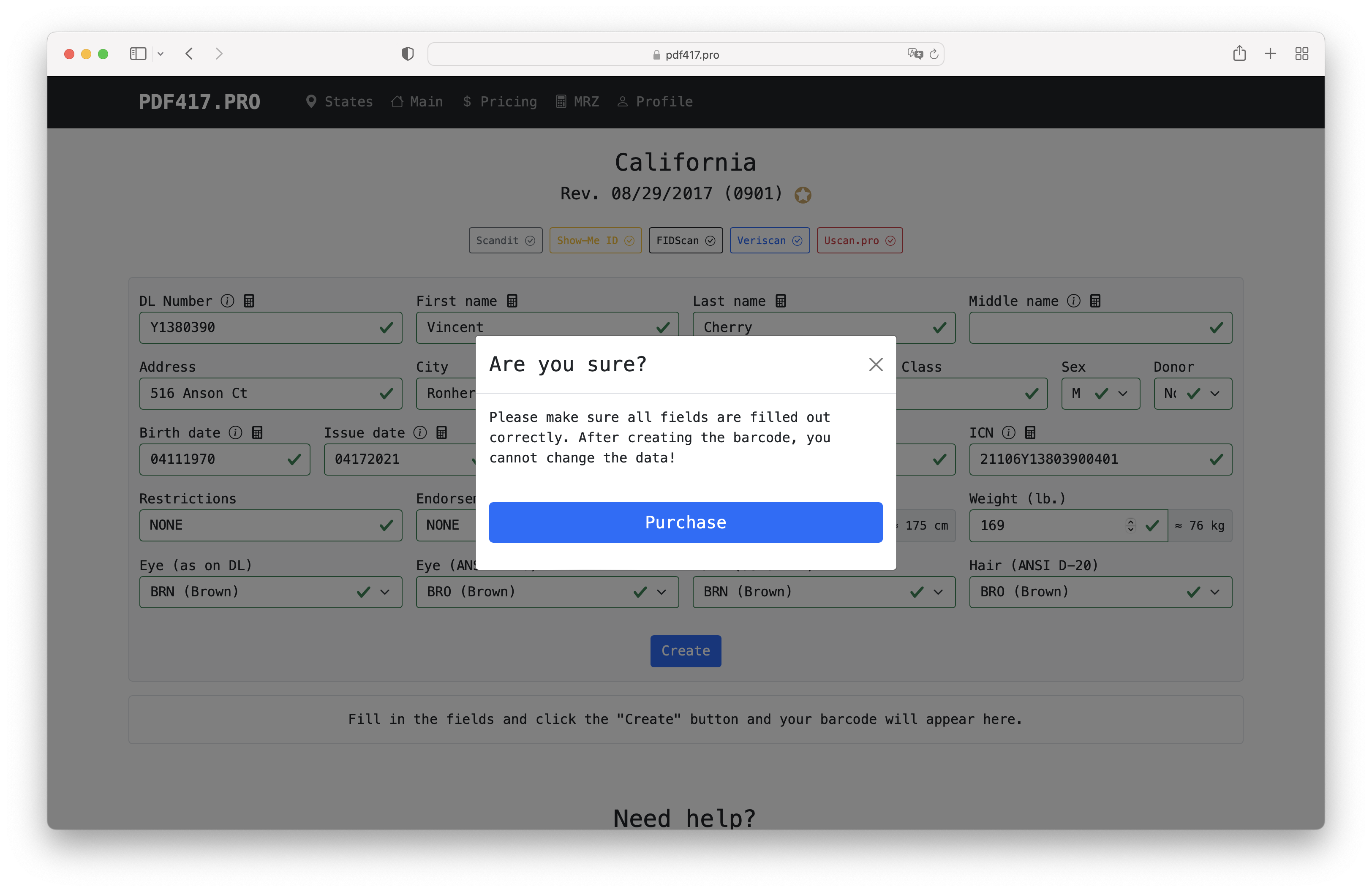 How to create barcode? · PDF417.PRO